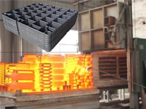 Tray Casting / Heat Treatment Fixtures For Continuous Oil Carburising ...