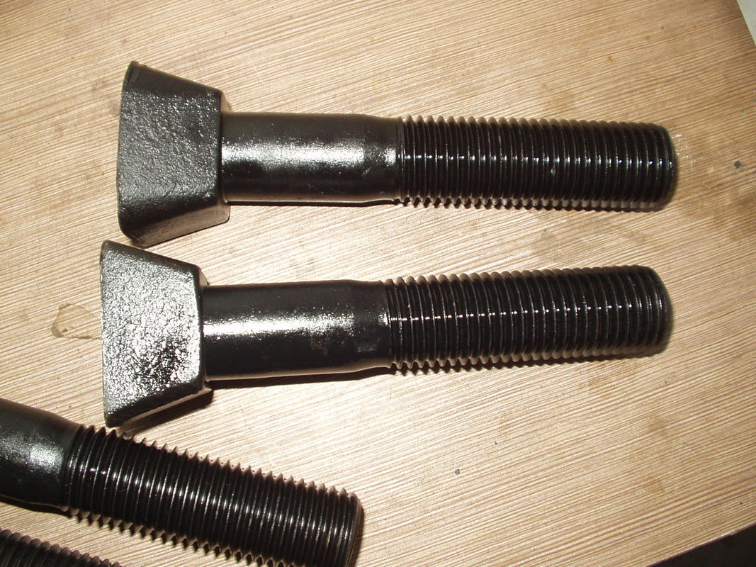 Heat Treated Process Chrome Nuts And Bolts High Strength M27 X 3.5 X ...