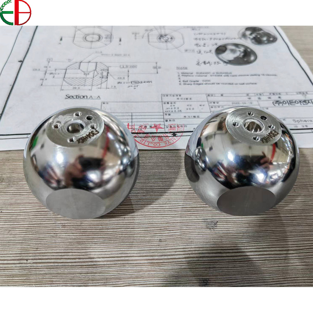 EB Custom Stainless Steel Bearing Ball With Threaded Holes AISI 52100 ...